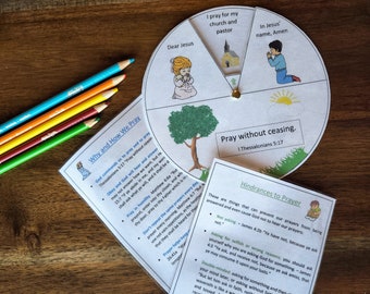 Prayer Cube Christian Crafts Crafts for Kids Printable - Etsy