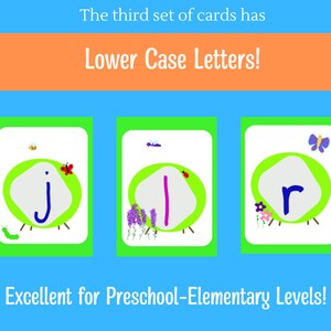 Alphabet Flashcards Spring Caterpillar Homeschool Preschool ...