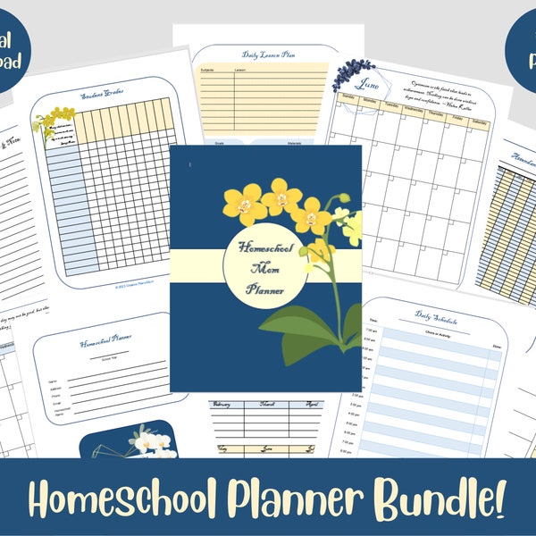 Homeschool Planner - Etsy