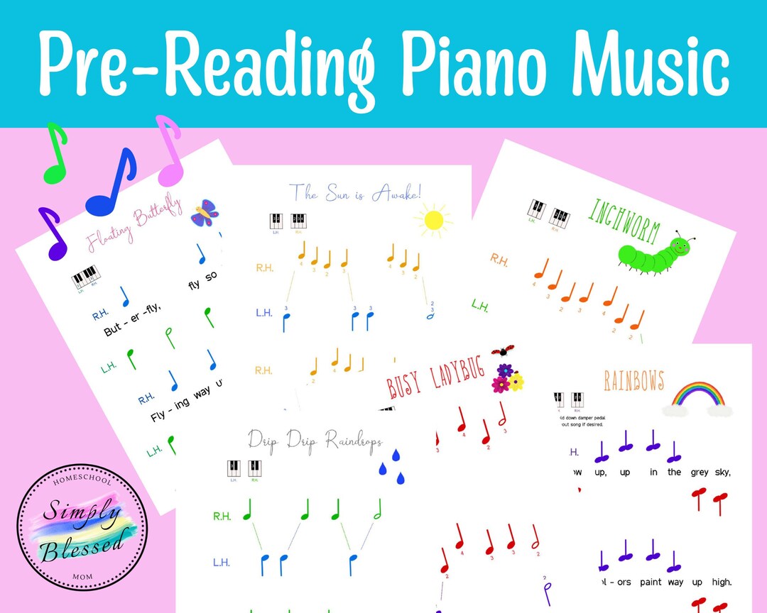 Fun Pre-reading Piano Music for Beginners, Recitals, Technique, and ...