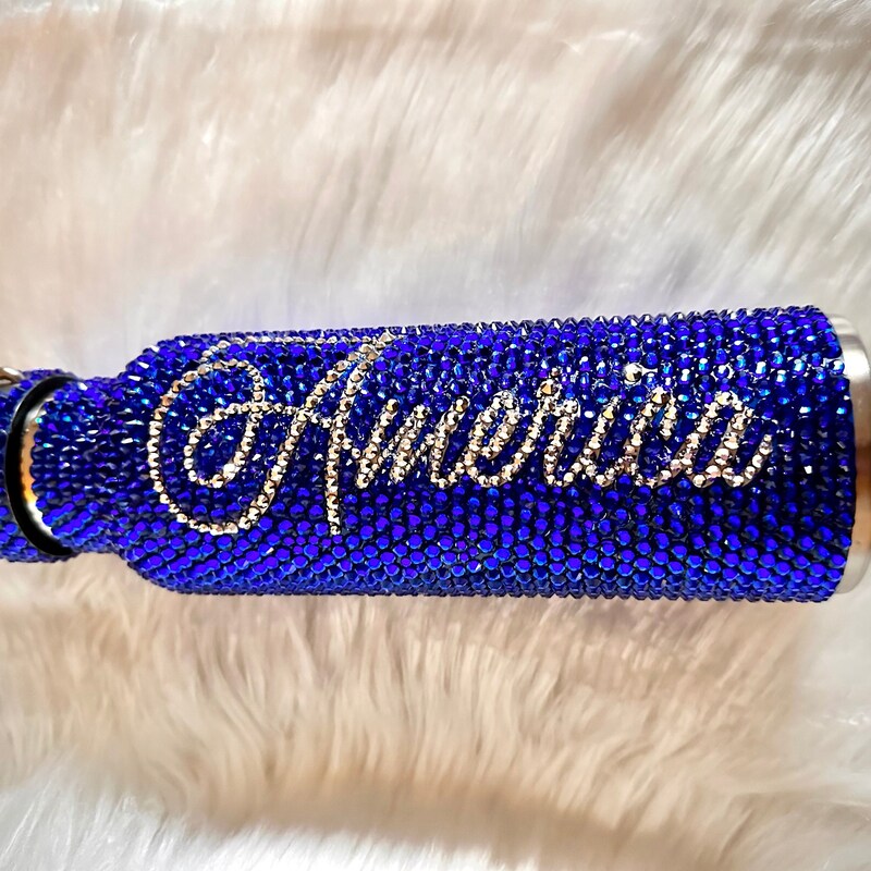 Rhinestone Bottle - Etsy