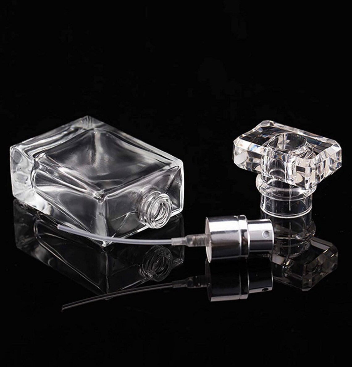 Glam Perfume Atomizer With Spray Applicator Mini Bottle 30ml/1 Oz ...