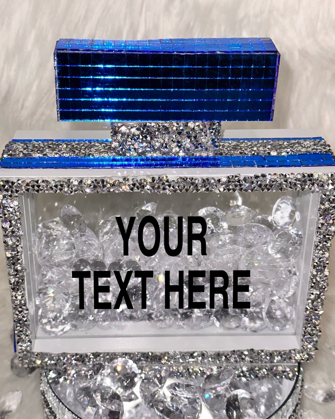 Personalized Multipurpose Glam Perfume Bottle Shadow Box W/ or - Etsy