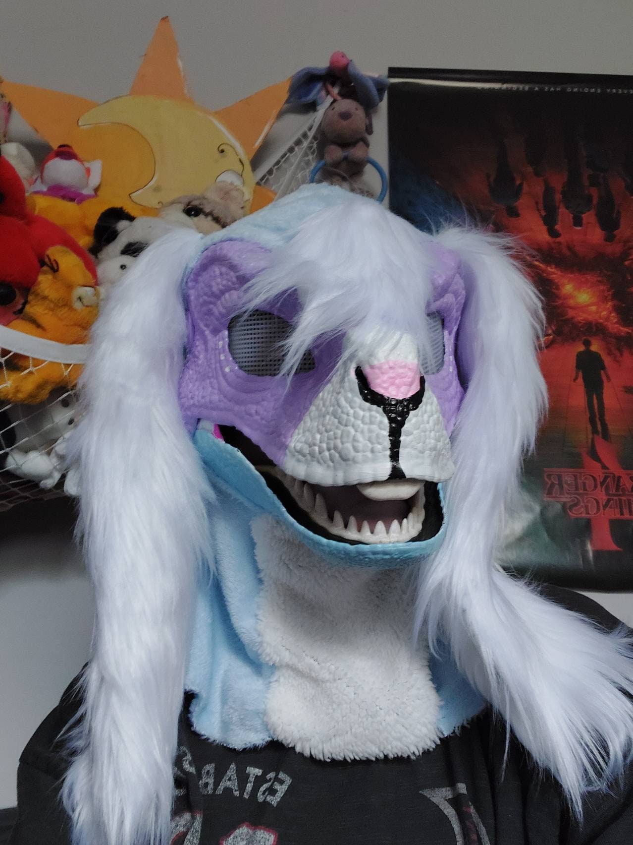 Bunny Dinomask - Etsy