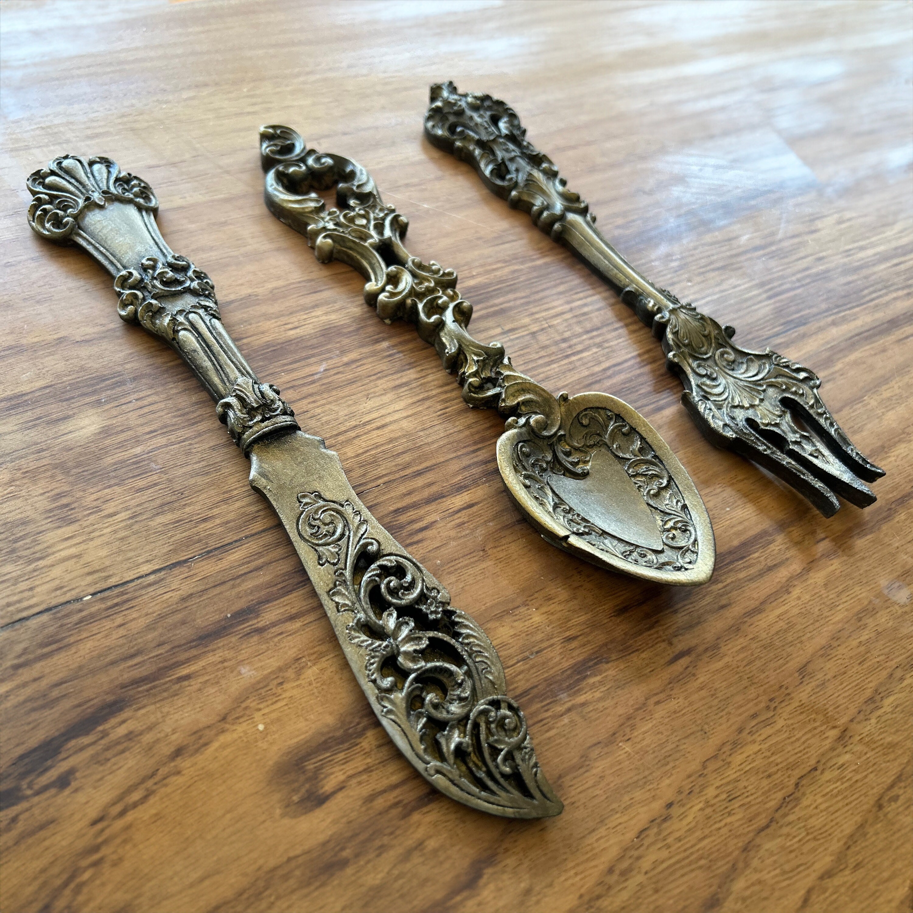 Cutlery Wall Decor Sculpture of Vintage for Kitchen - Giant Utensil ...