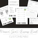 Craft Show Bundle Order Form Template Price List Template - Etsy