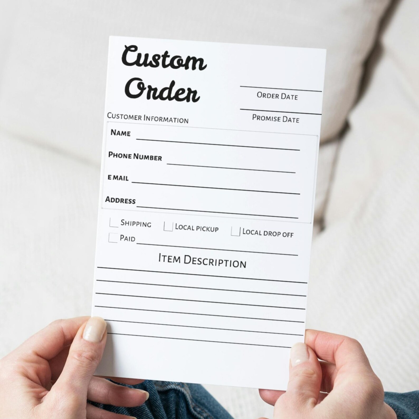 Craft Show Bundle, Order Form Template, Price List Template, Thank You ...