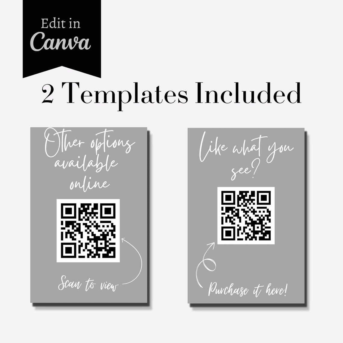 Scan to Pay Sign Template, Printable Scan to Pay Template, Editable ...