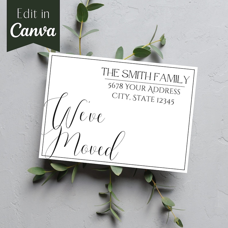 Moving Announcement | Change of Address | Address Change | We've Moved ...