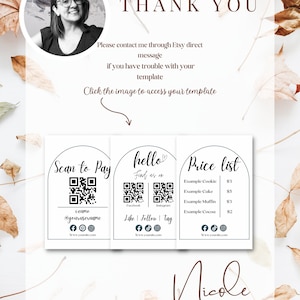 Craft Show Bundle, Small Business Bundle, Craft Fair Signs, Price List ...
