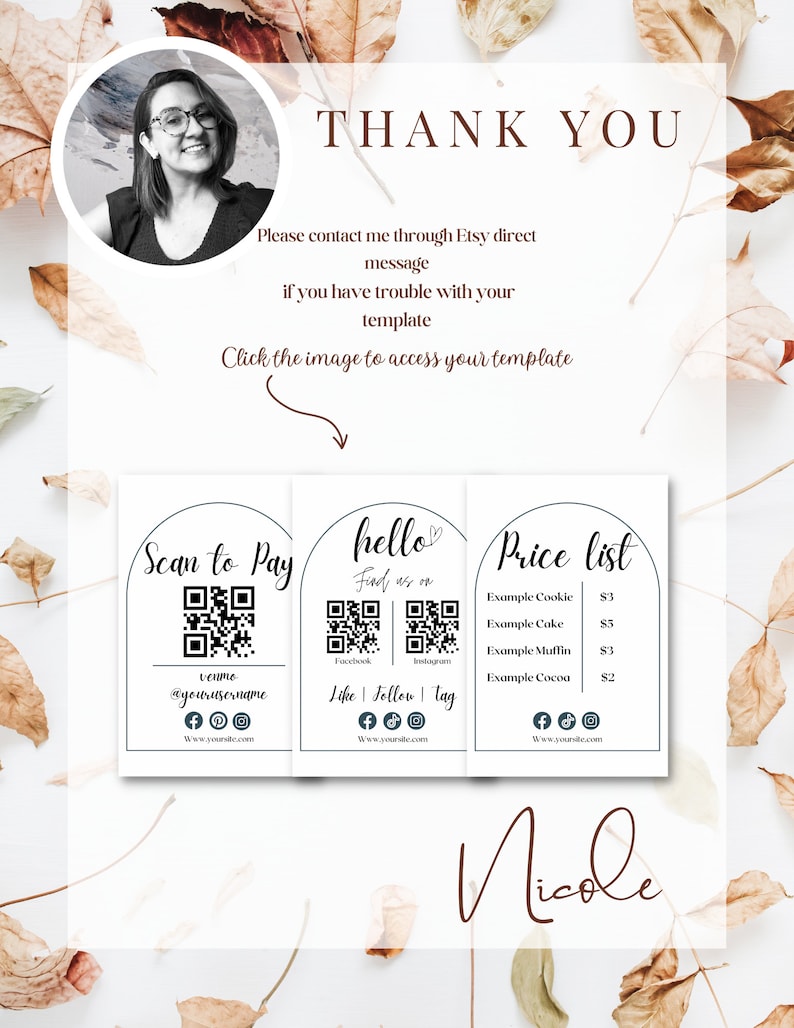 Craft Show Bundle, Small Business Bundle, Craft Fair Signs, Price List ...