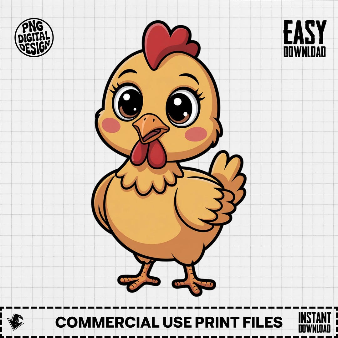 Baby Chicken Clipart, Farm Animal PNG (digital Download - Etsy