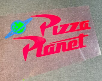 Pizza Planet Decal - Etsy