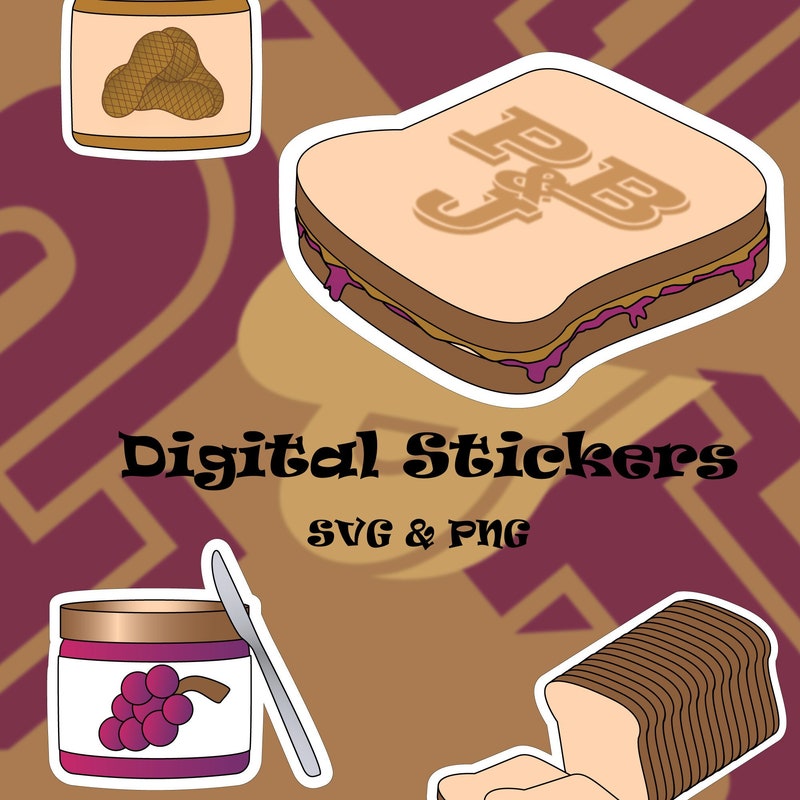 Pbj Clipart - Etsy