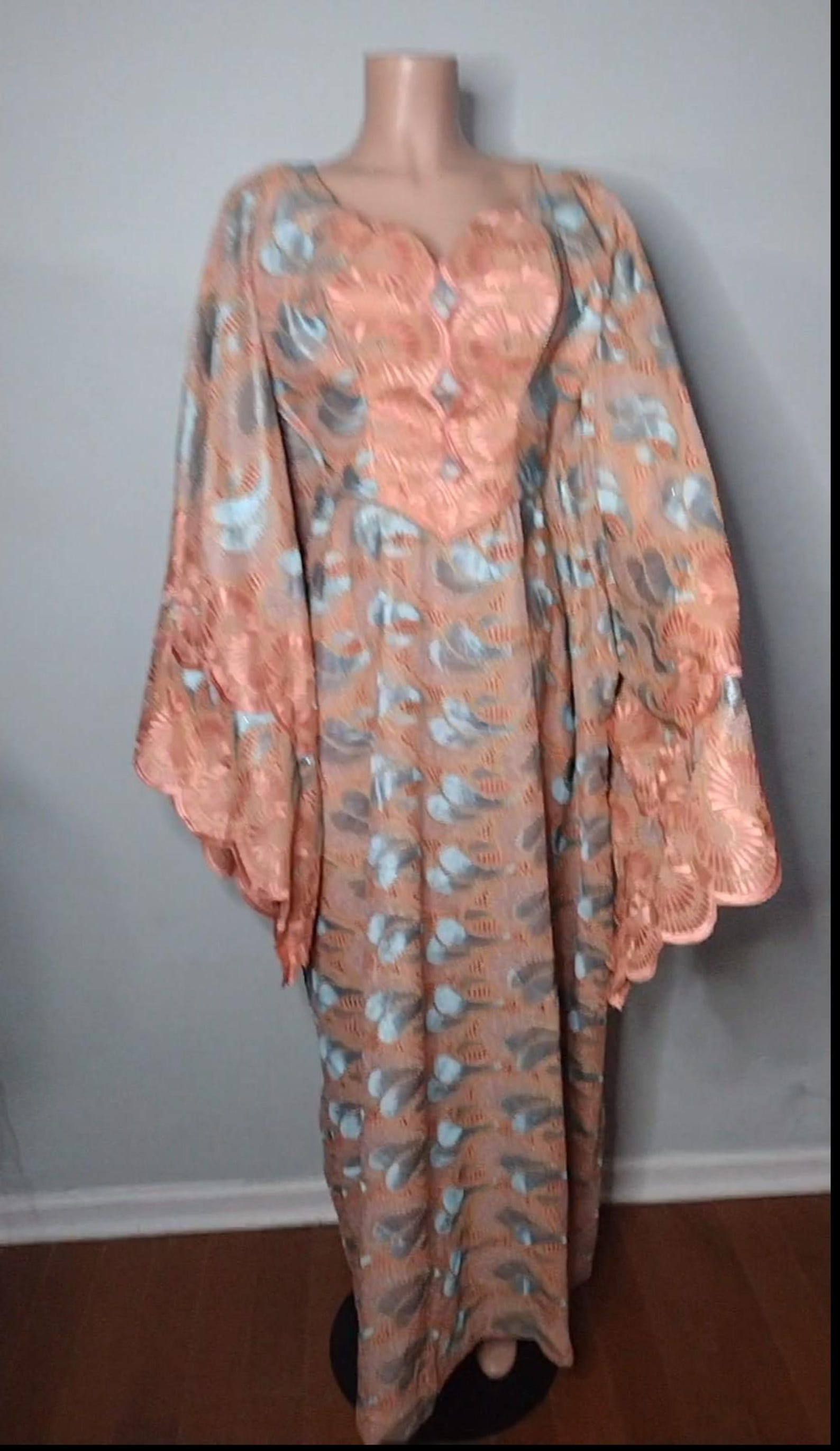 African Crystal Lace Mini Grand Mbu Mba Dress Gift for Mom/ Grandmother ...