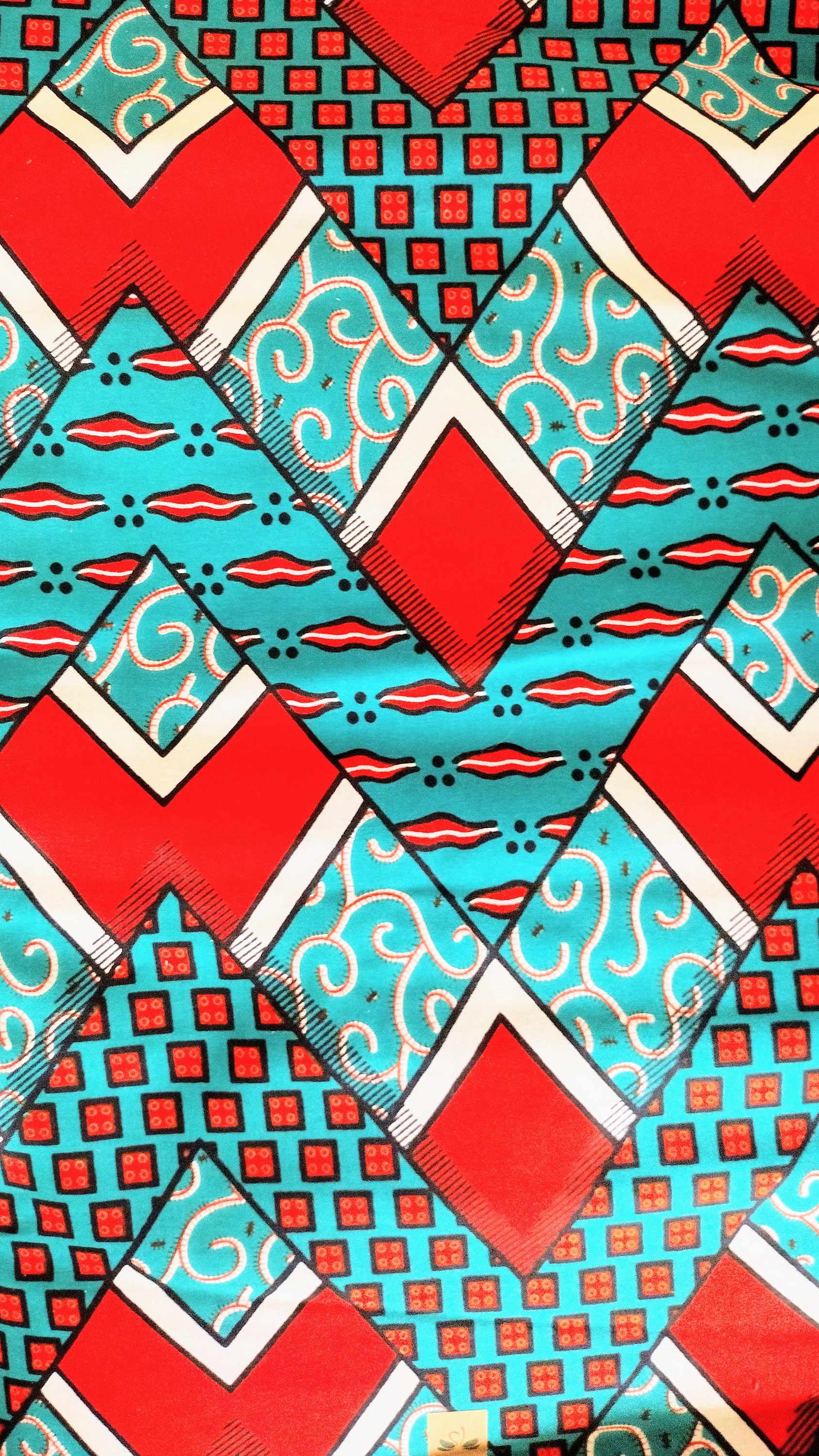 African Wax Print Fabric - Etsy