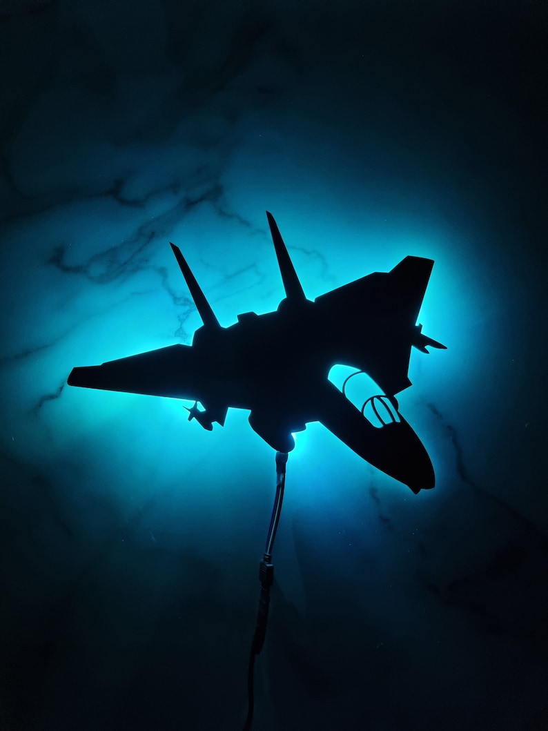 Fighter Jet Night Light F-14 Tomcat - Etsy
