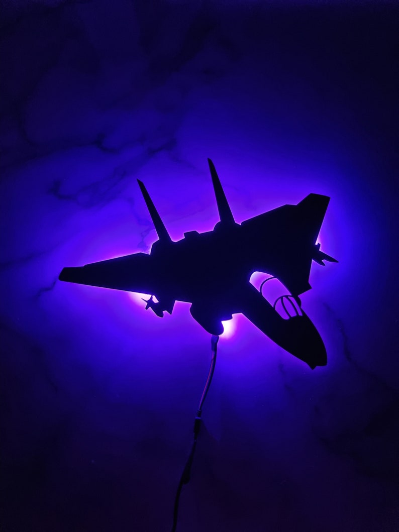 Fighter Jet Night Light F-14 Tomcat - Etsy