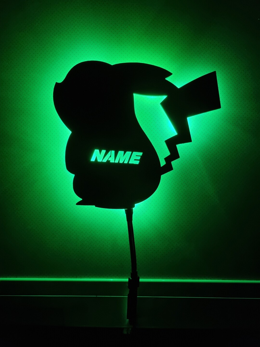 Pokemon Night Light Pikachu, Personalised Light - Etsy