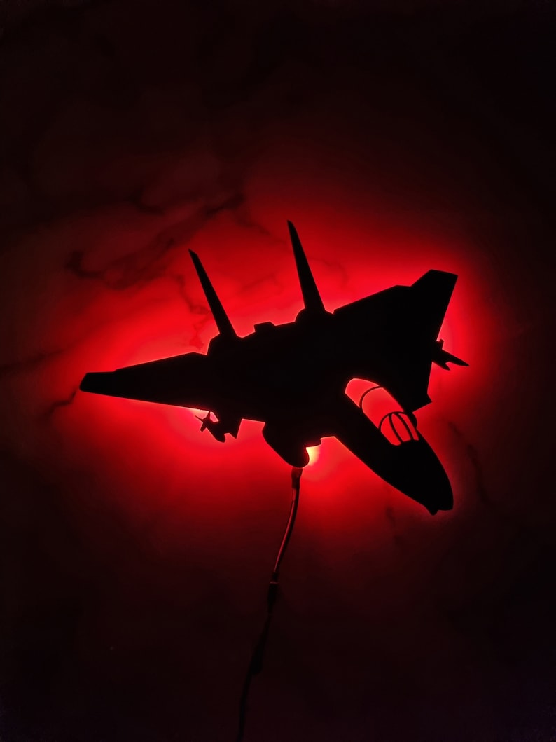 Fighter Jet Night Light F-14 Tomcat - Etsy