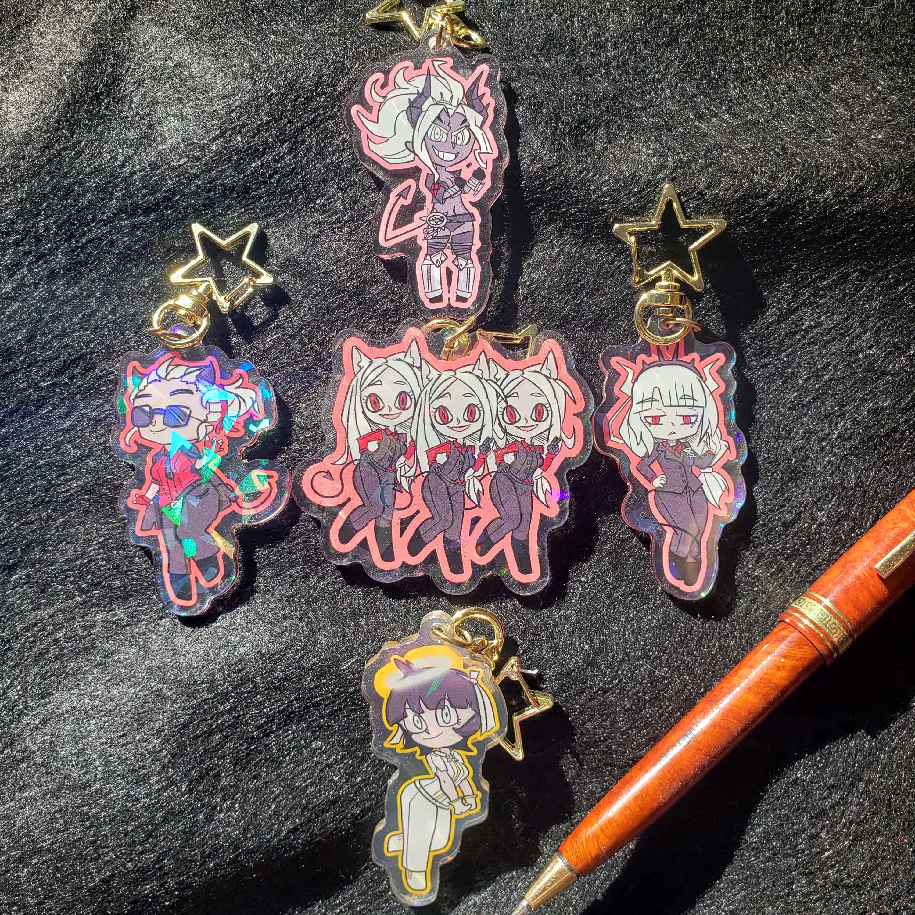 Helltaker Girls Keychains! - Etsy