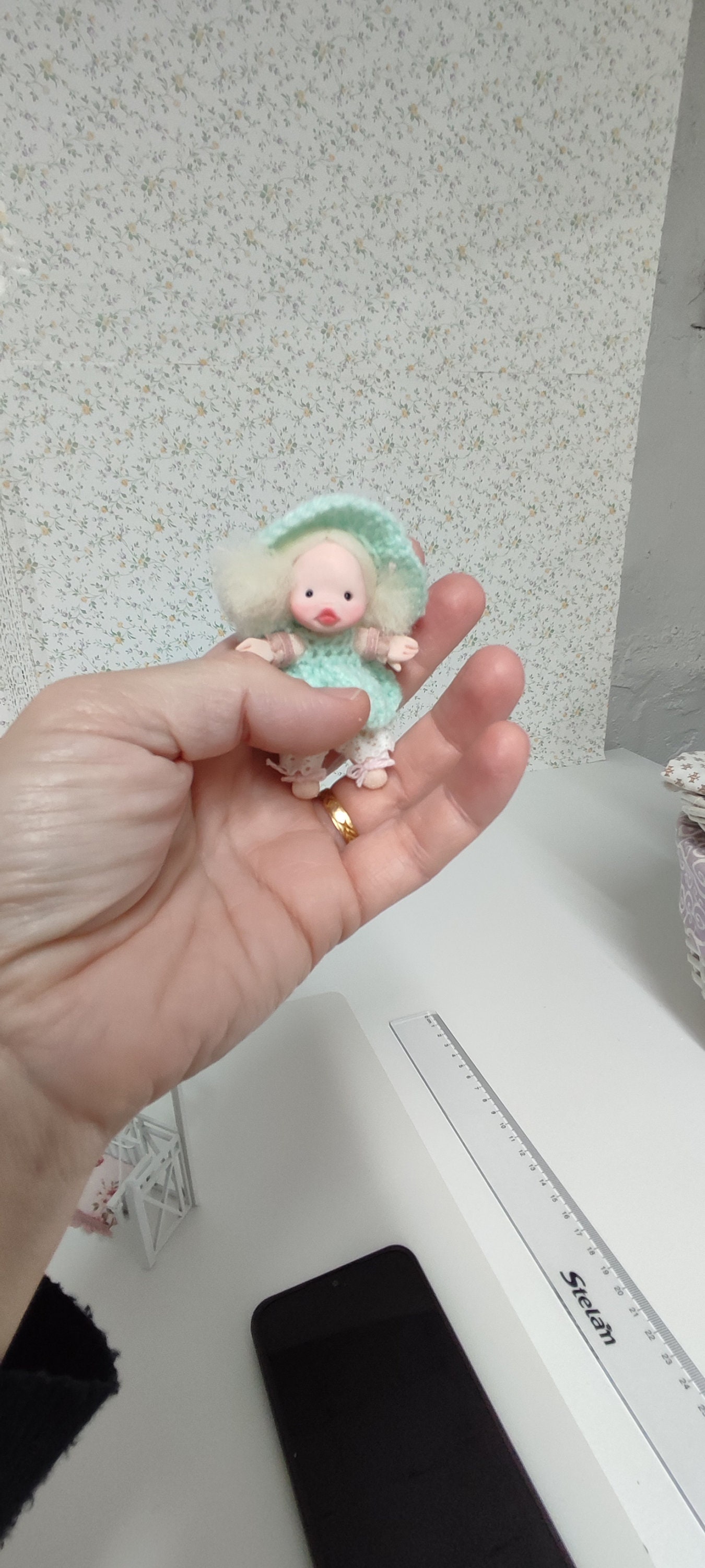 6'5 Cm Doll in a Box Handmade Sweet Doll Mini Doll - Etsy