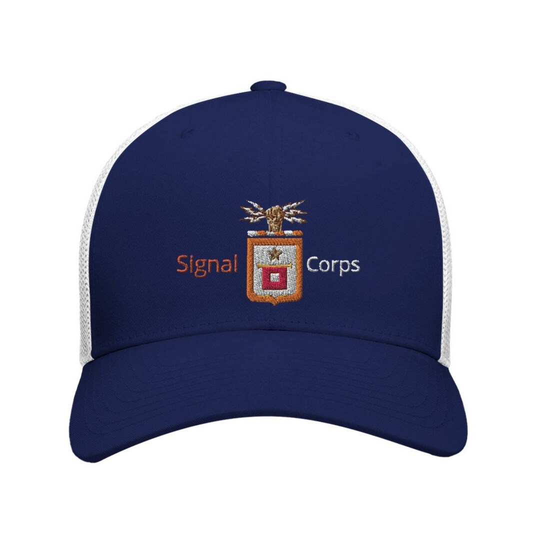 Show Your Signal Corps Pride: Embroidered US Army Signal Corps Hat ...