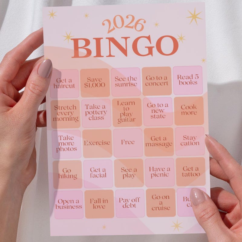 Bingo Chart Goals - Etsy UK