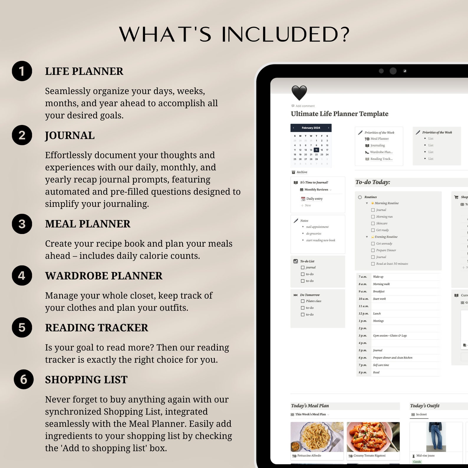 Ultimate Notion Life Planner Template, Notion Template, Notion Planner ...