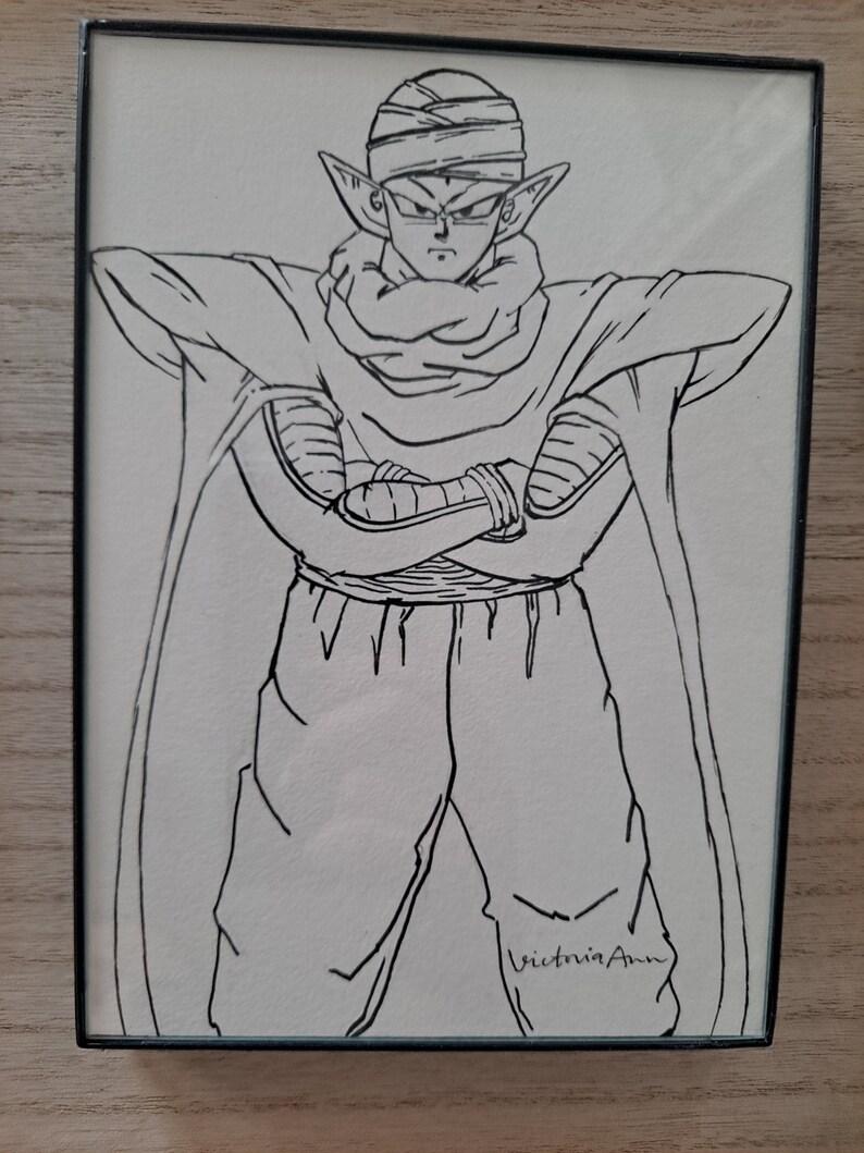 Fan Art of Piccolo From Dragon Ball Z - Etsy