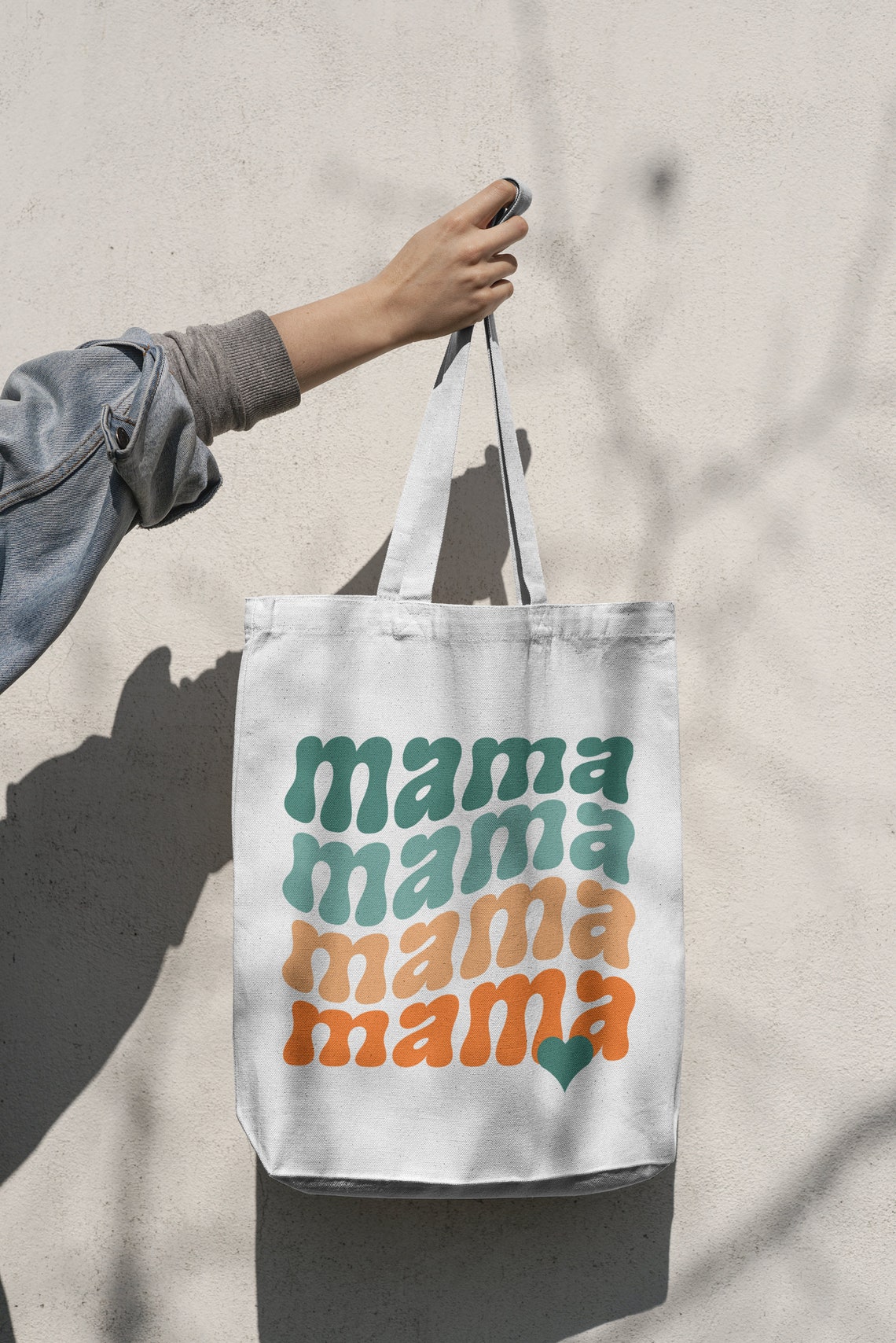 Wavy Mama SVG PNG, Wavy Mom Svg, Mommy Svg, Tote Bag Svg, Trendy Tote ...