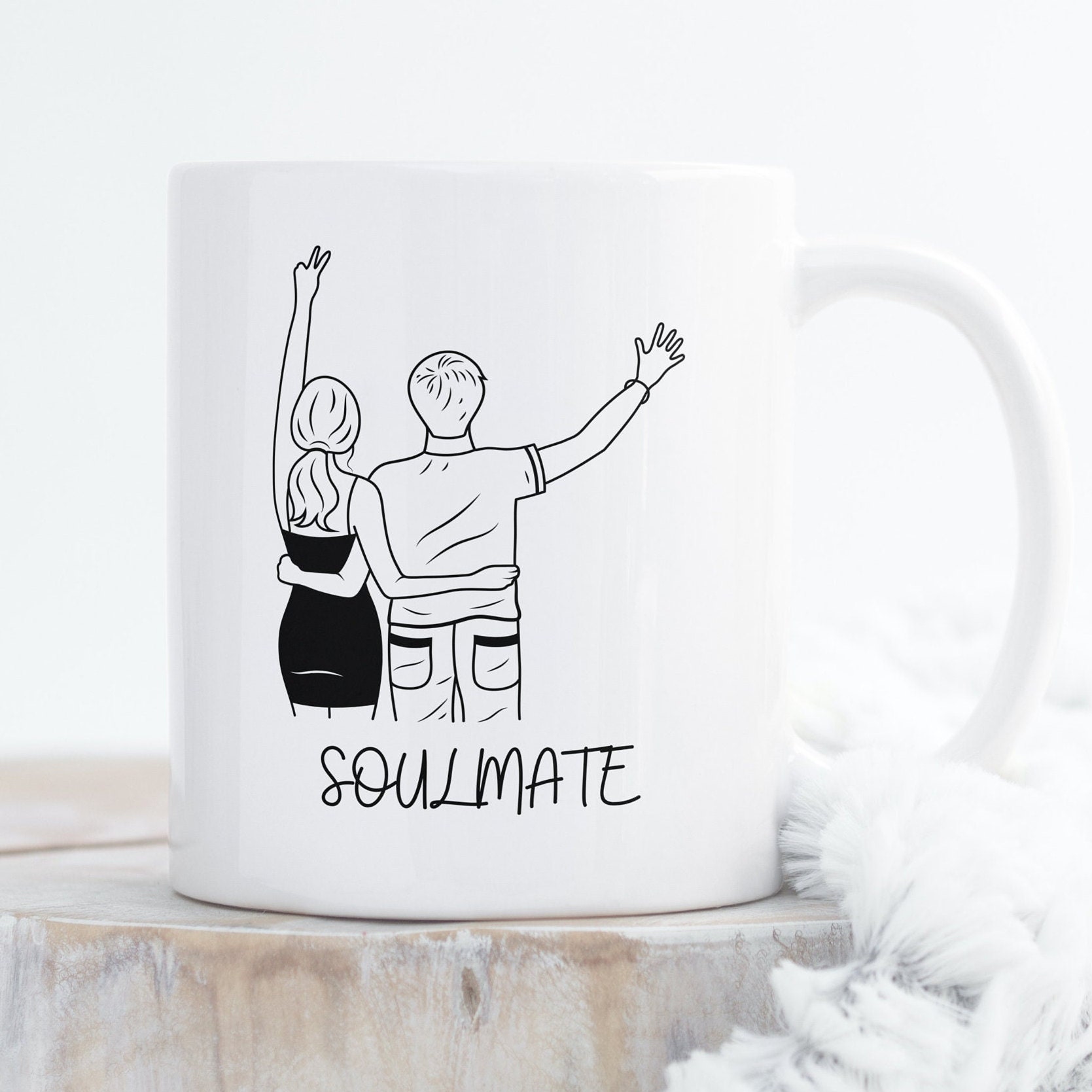 Soulmate Mug SVG PNG, Wifey Gift Svg, Girlfriend Gift, Boyfriend Gift ...