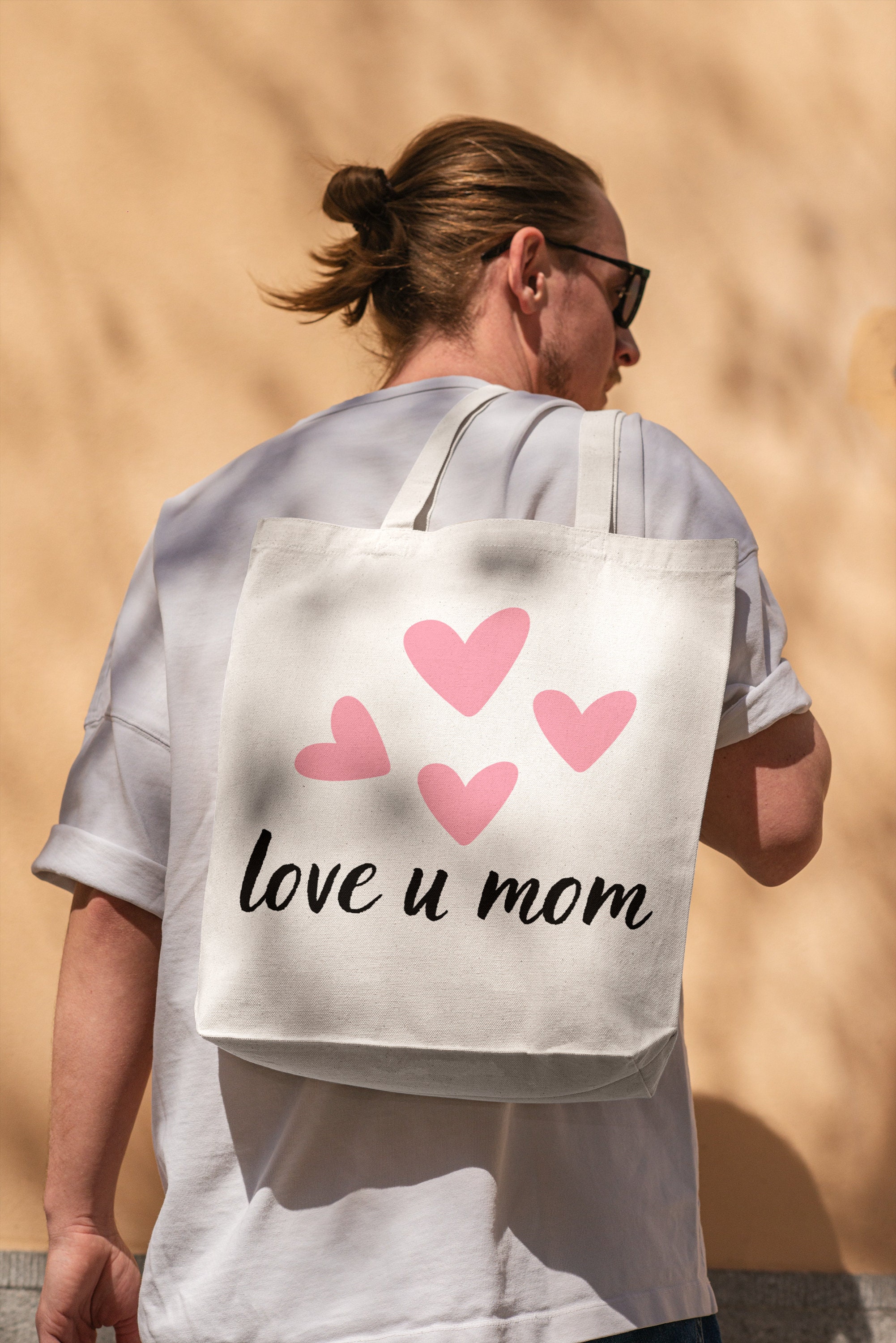 Love U Mom SVG PNG, Tote Bag Svg, Trendy Tote Bag Svg, Tote Bag Design ...
