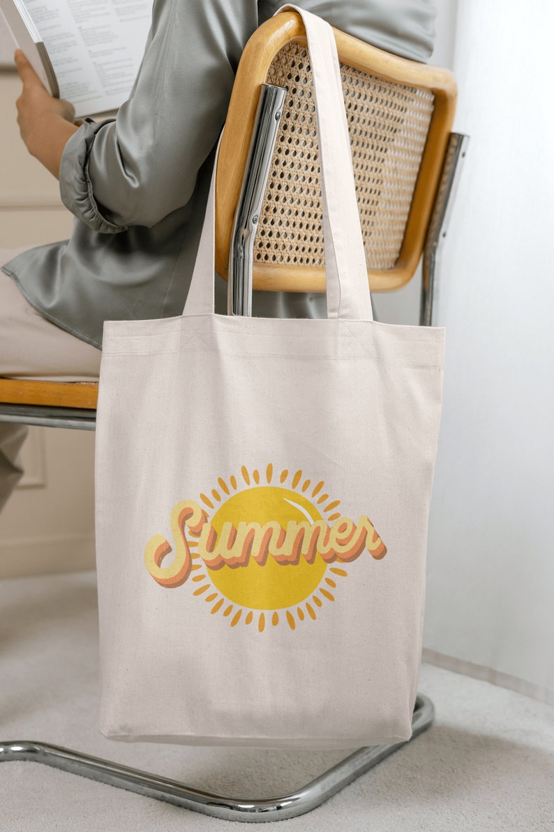 Summer Tote Bag Design SVG PNG, Summer Sun Svg, Tote Bag Svg, Trendy ...