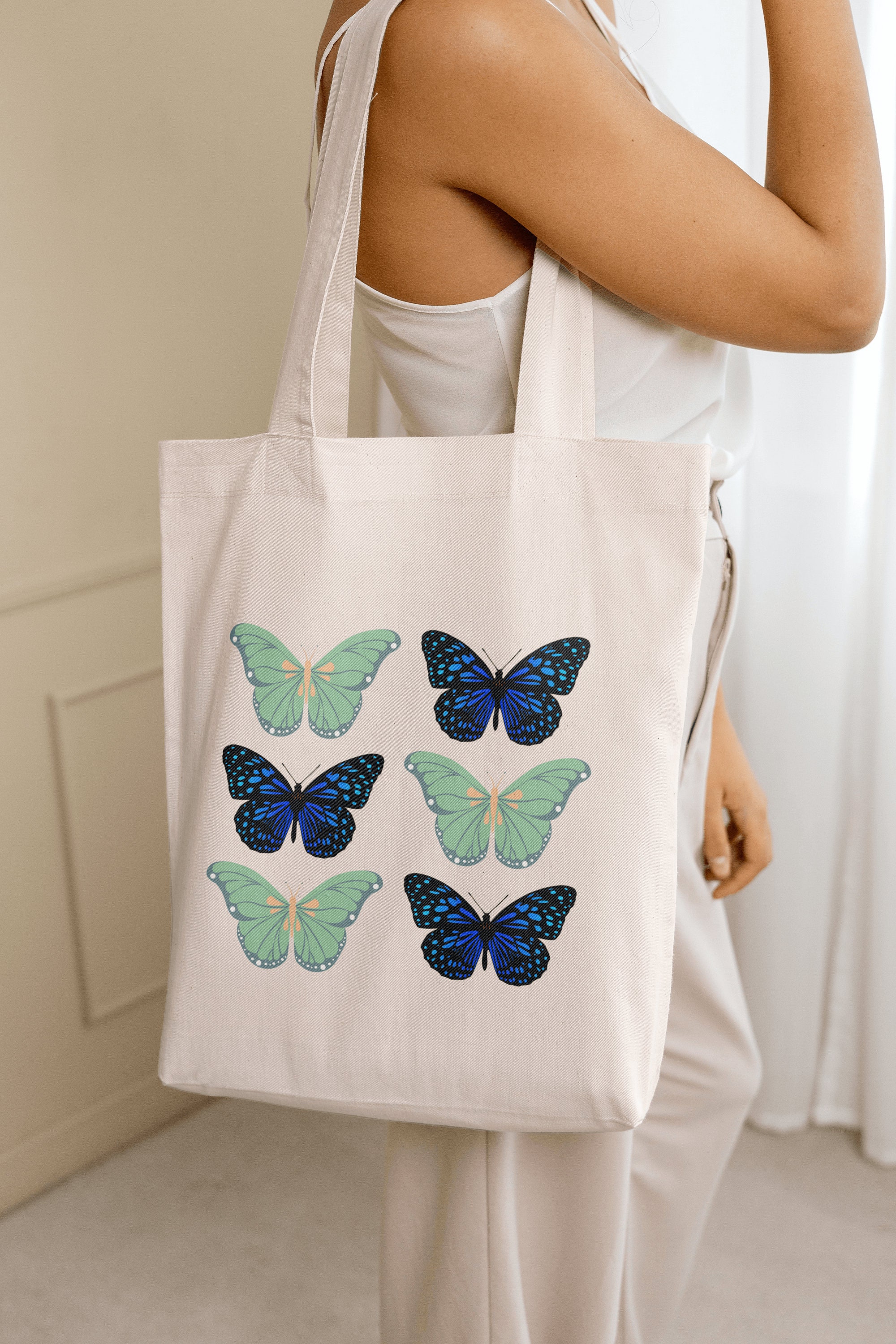 Butterflies SVG PNG, Butterfly SVG Png, Tote Bag Svg, Trendy Svg, Svg ...