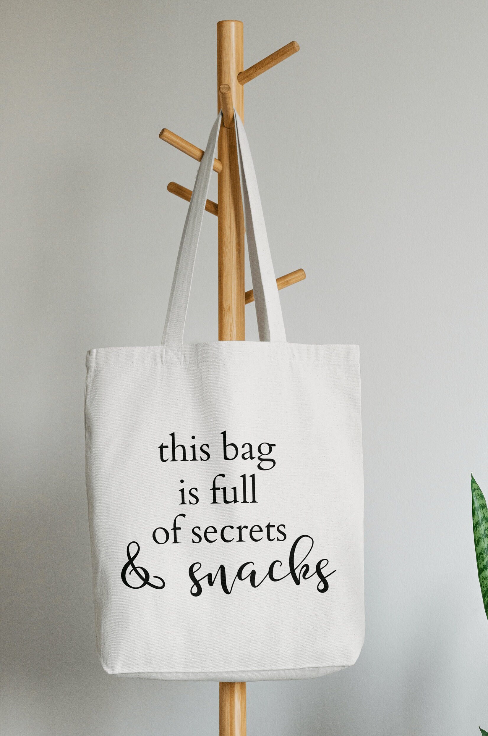 This Bag is Full of Secrets and Snacks SVG PNG, Tote Bag Svg, Trendy ...
