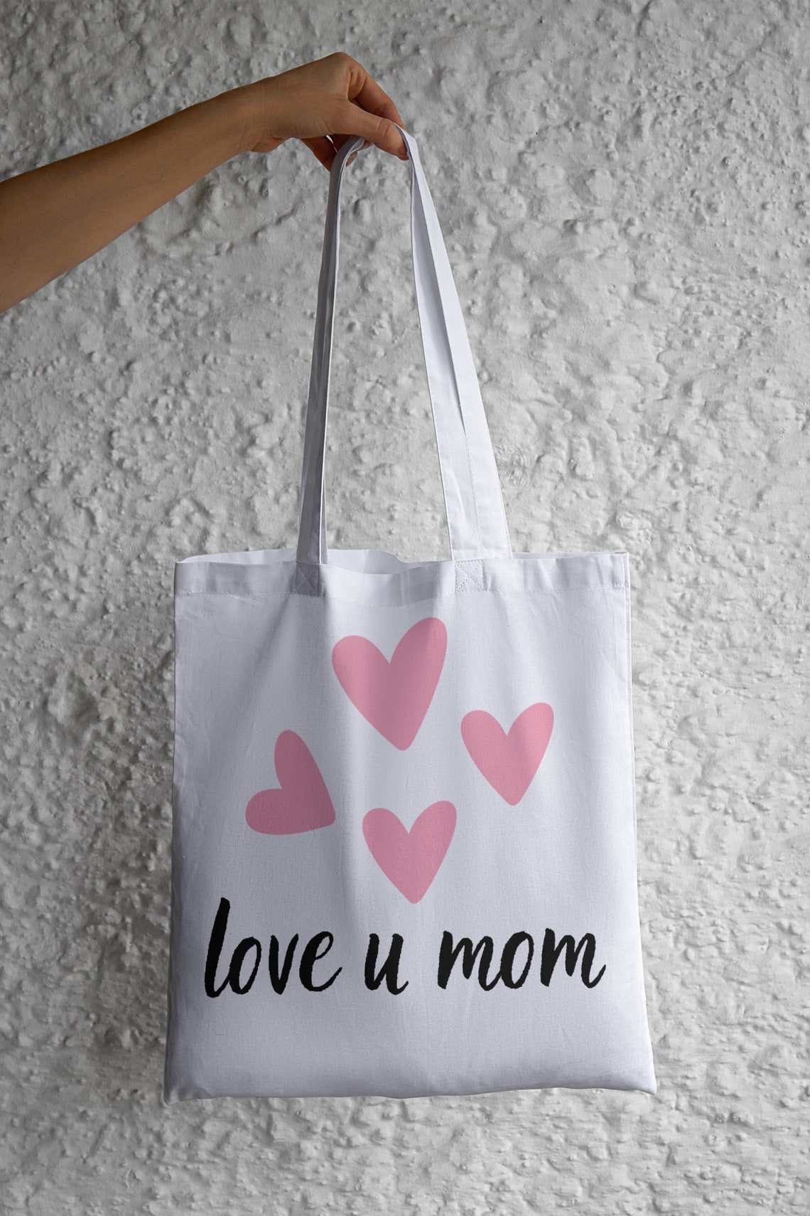 Love U Mom SVG PNG, Tote Bag Svg, Trendy Tote Bag Svg, Tote Bag Design ...