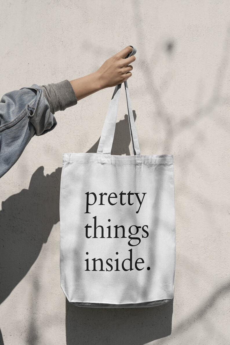 Pretty Things İnside SVG PNG, Tote Bag Svg, Trendy Svg, Svg for Tote ...