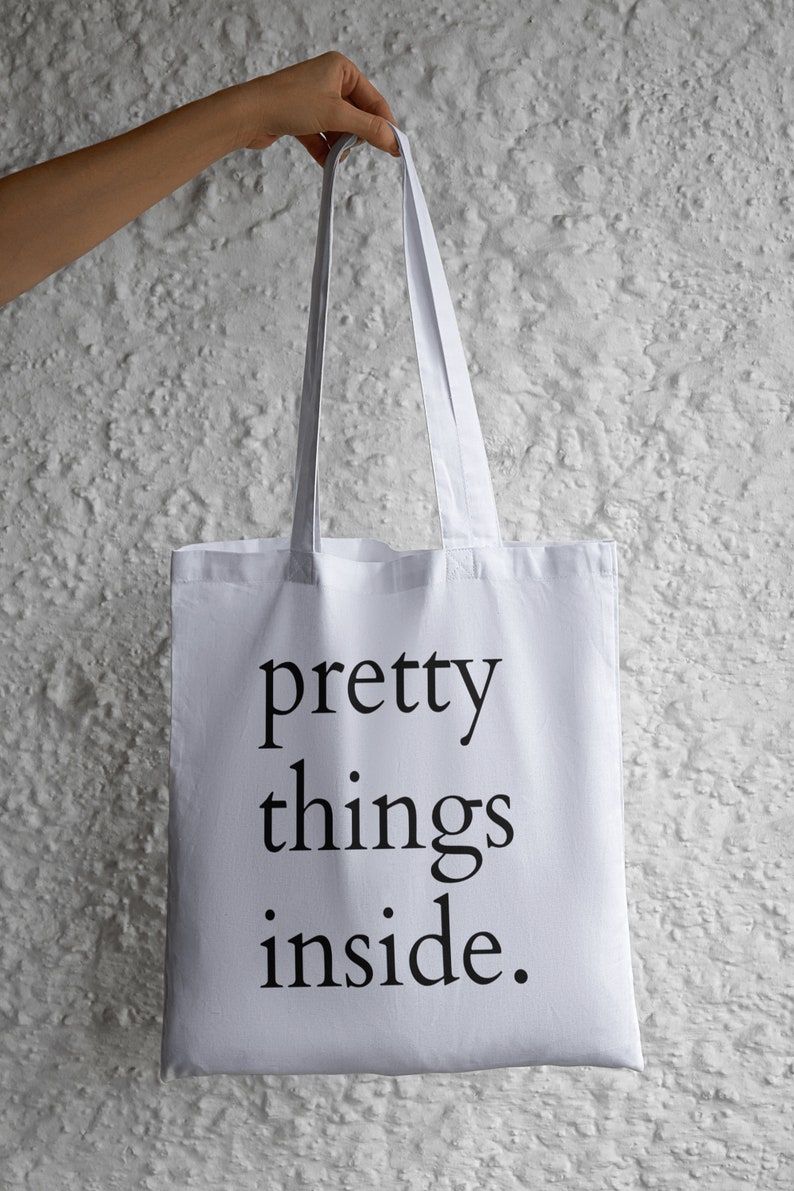 Pretty Things İnside SVG PNG, Tote Bag Svg, Trendy Svg, Svg for Tote ...