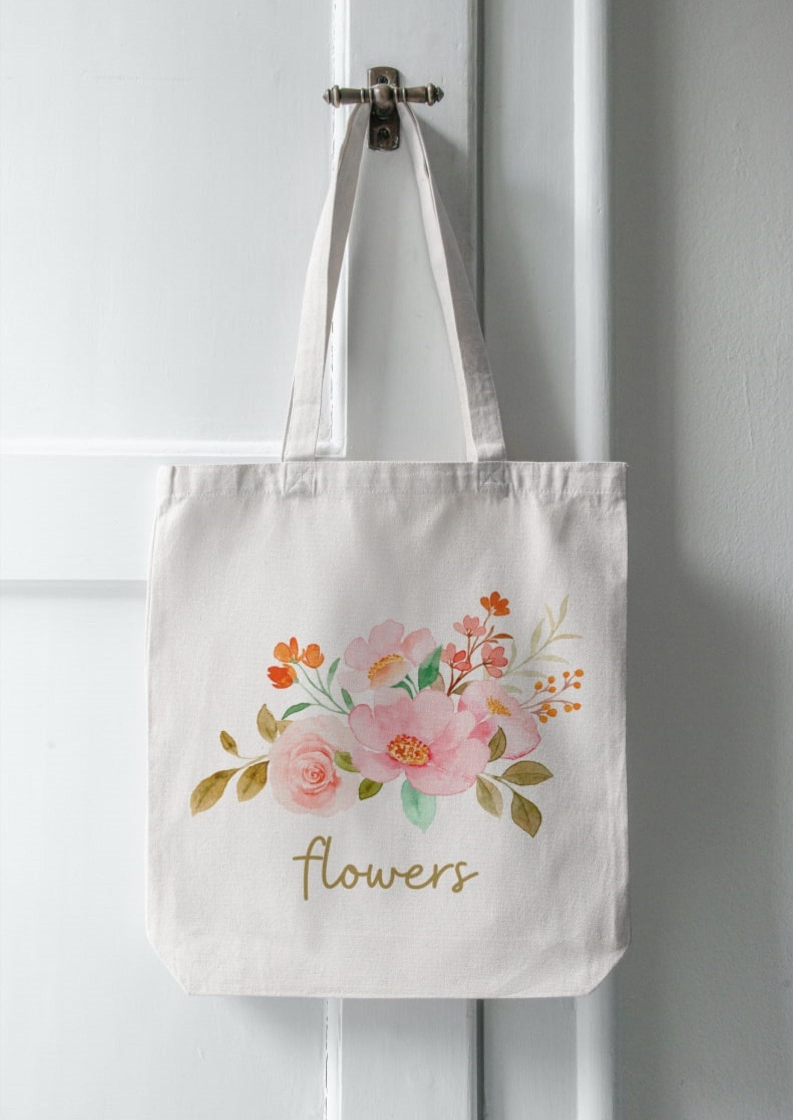 Flowers Svg, Tote Bag Svg, Trendy Svg, Svg for Tote Bags, Tote Bag ...