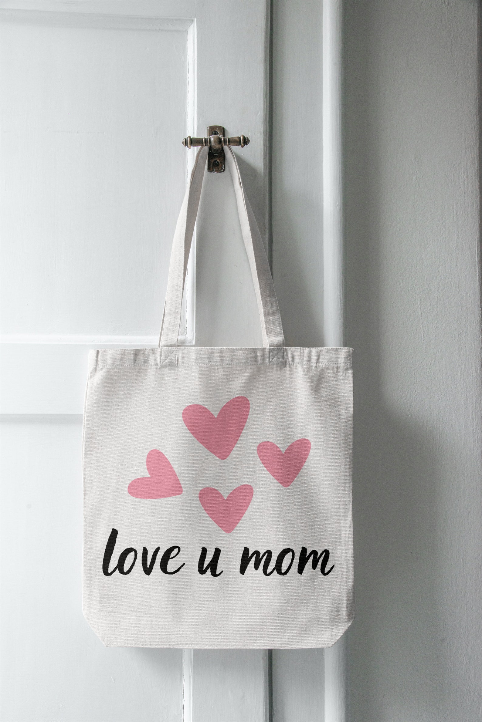 Love U Mom SVG PNG, Tote Bag Svg, Trendy Tote Bag Svg, Tote Bag Design ...
