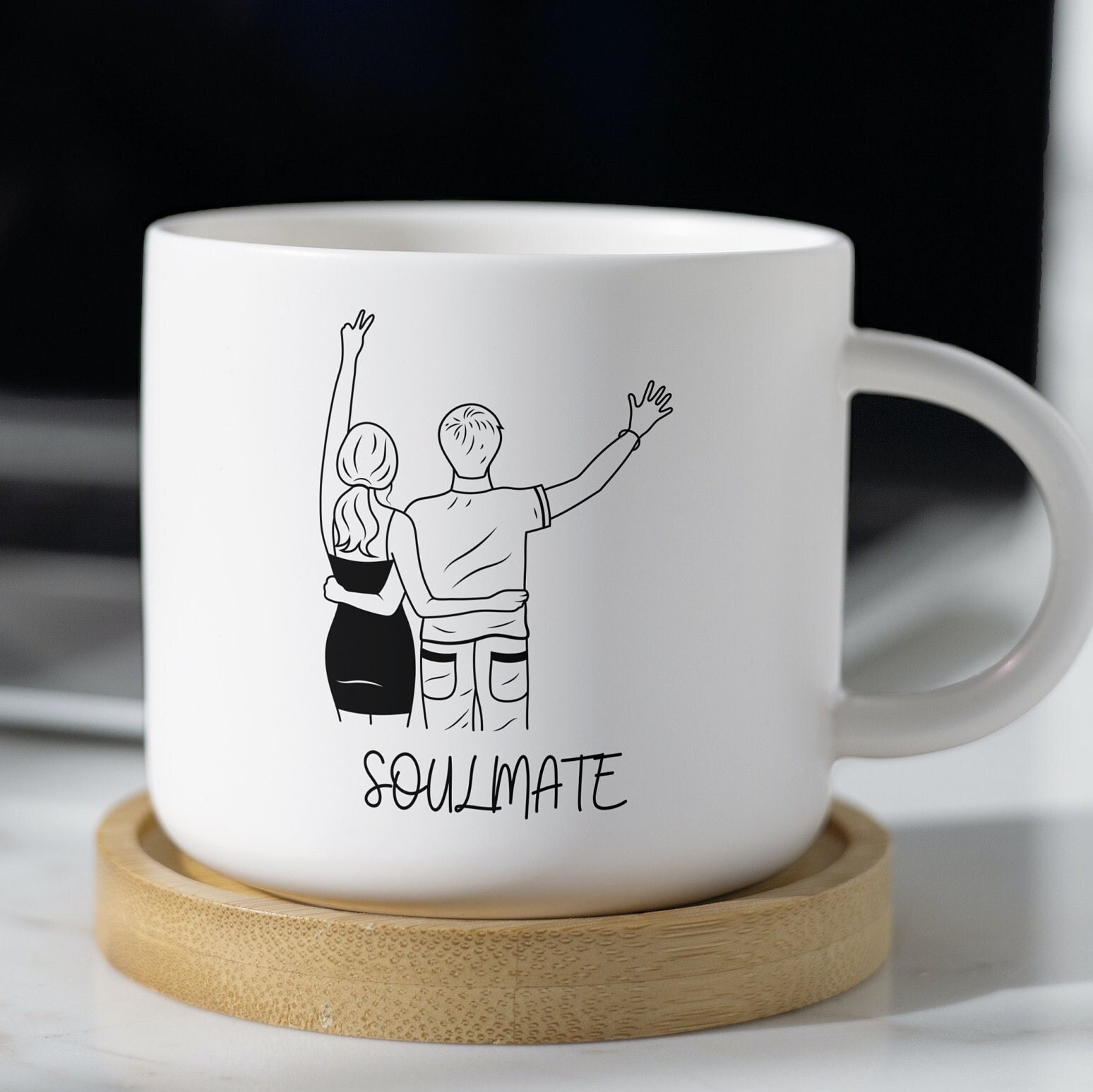 Soulmate Mug SVG PNG, Wifey Gift Svg, Girlfriend Gift, Boyfriend Gift ...