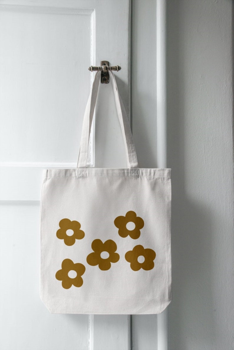 Brown Flowers Svg Png Tote Bag Svg Trendy Svg Svg for Tote - Etsy