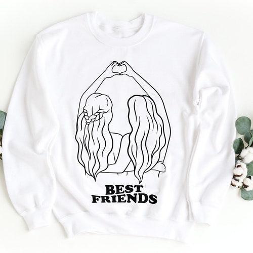 Best Friends Forever Svg Best Friends Svg 2 Women Sisters Etsy