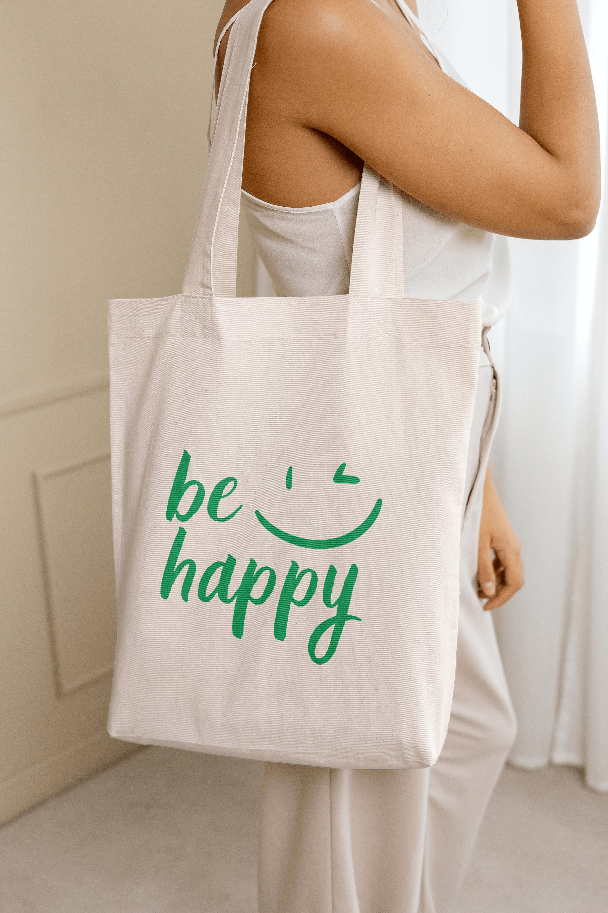 Be Happy SVG PNG, Tote Bag Svg, Trendy Svg, Svg For Tote Bags, Tote Bag ...