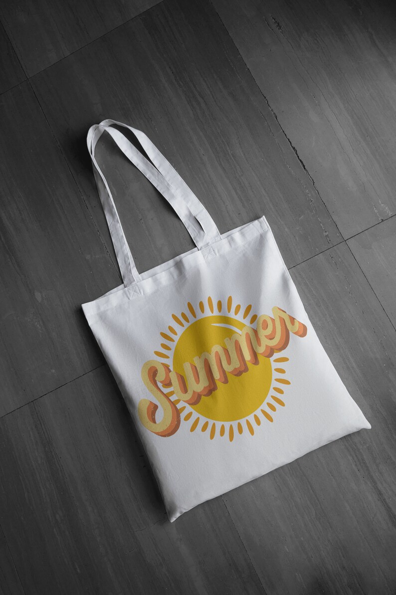 Summer Tote Bag Design SVG PNG, Summer Sun Svg, Tote Bag Svg, Trendy ...