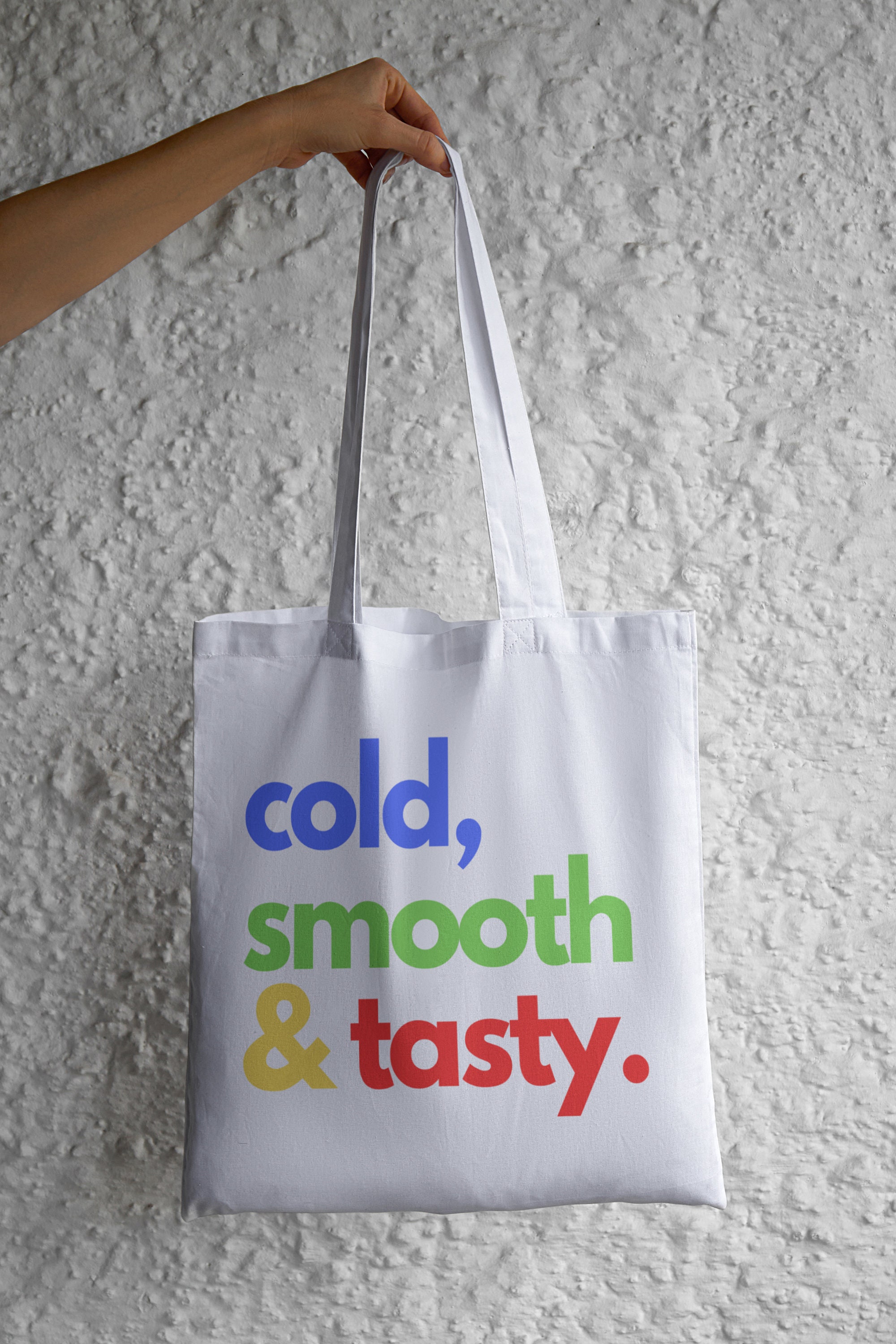 Cold Smooth & Tasty SVG PNG, Tote Bag Svg, Trendy Tote Bag Svg, Tote ...