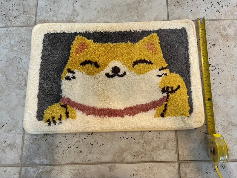 Welcome Cat Door Mat Cute Cat Doormat for Indoor Front - Etsy