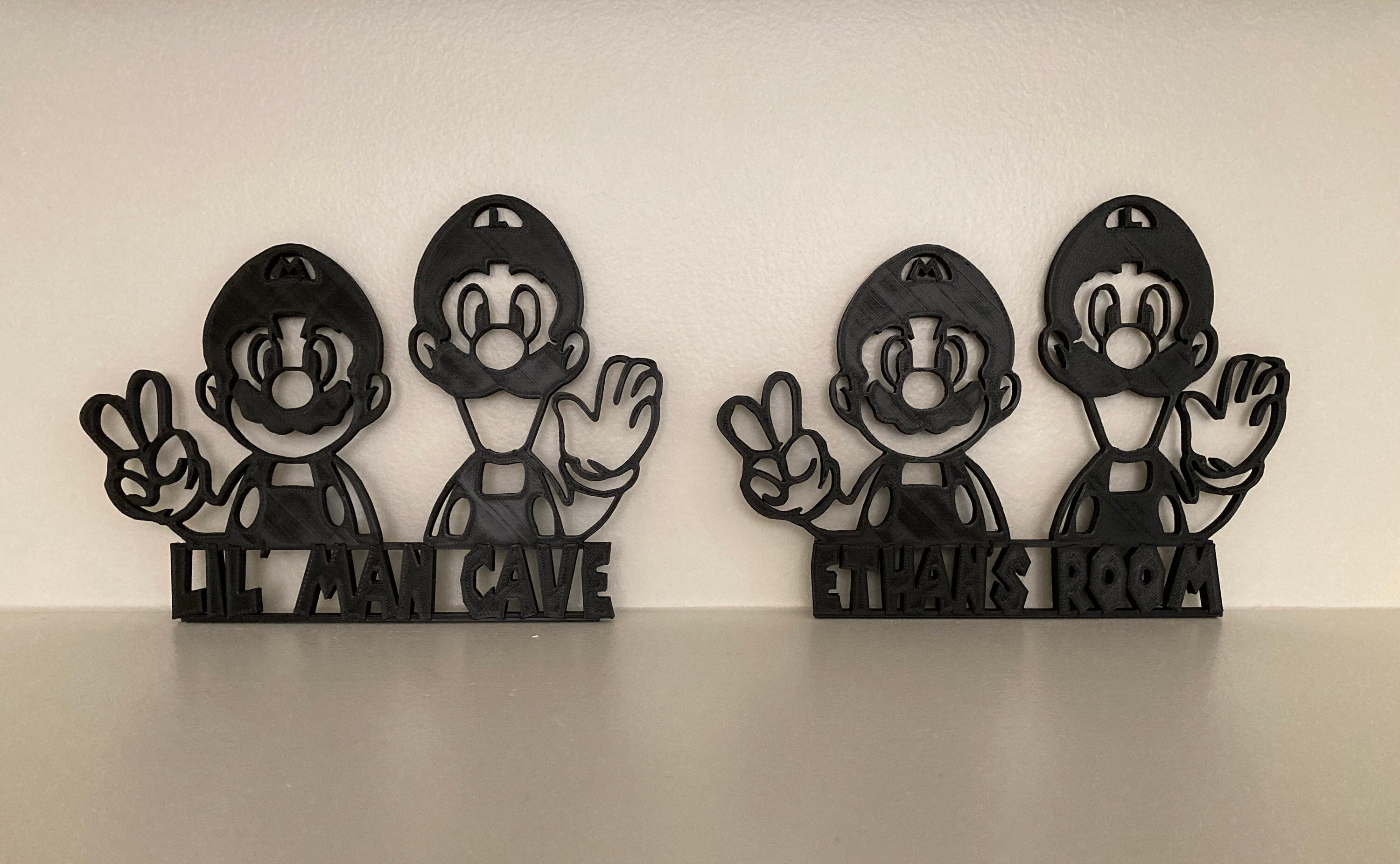 Super Mario Wall Decor/ Mario and Luigi Sign/ Mario and Luigi Bros ...