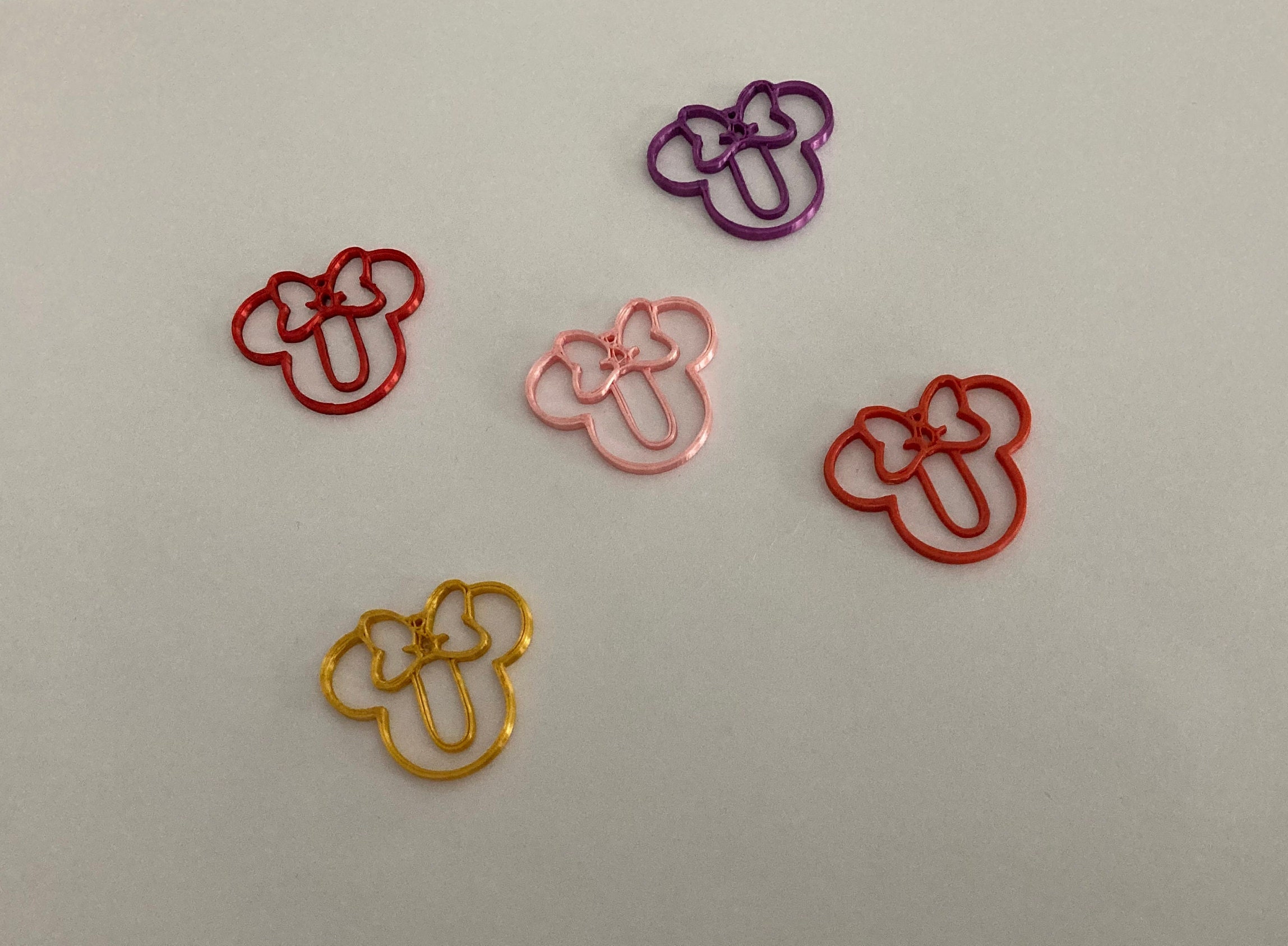 Minnie Mouse Paper Clip Sets/mickey Paper Clip/planner Clips/teacher ...